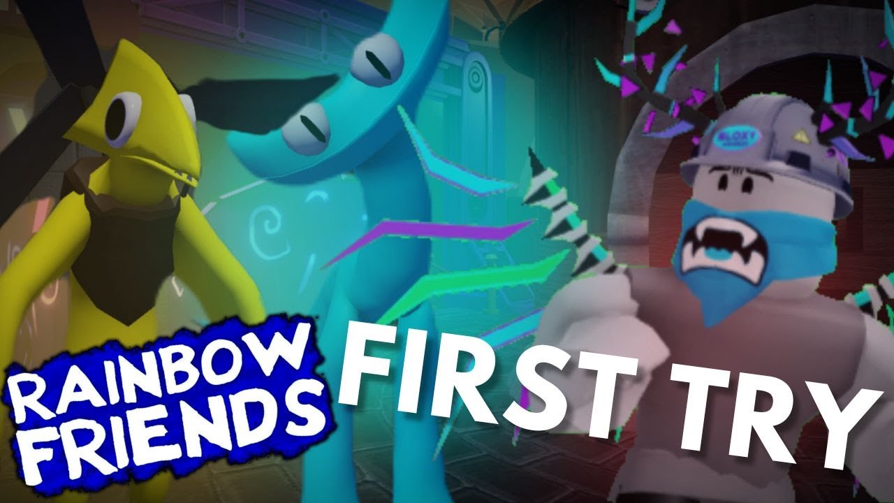 Rainbow Friends Chapter 2 FIRST TRY - YouTube