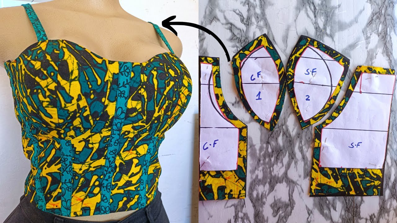 HOW TO SEW A CORSET FOR BEGINNERS (Easy | Detailed) - YouTube