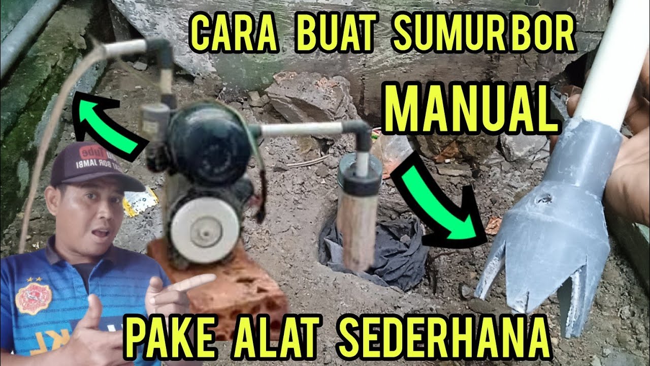 sumur bor manual - YouTube