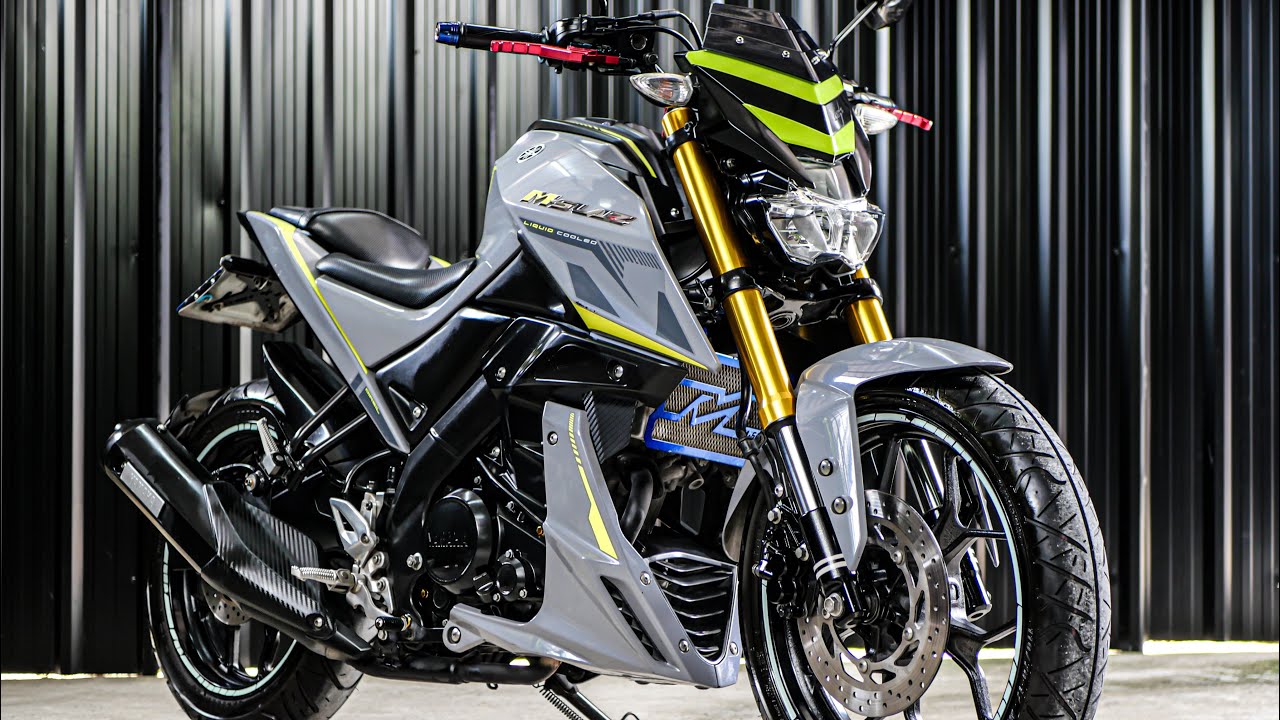 YAMAHA M-SLAZ 150 2017/18 สีเทาเดิม สภาพสวยมากครับ ( สด 34,900 ...