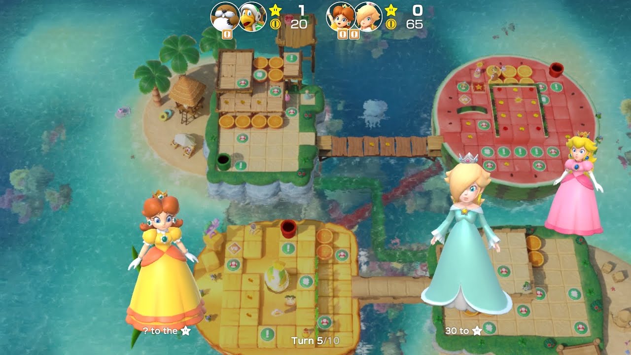 Super Mario Party Partner Party #2599 Watermelon Walkabout Daisy ...