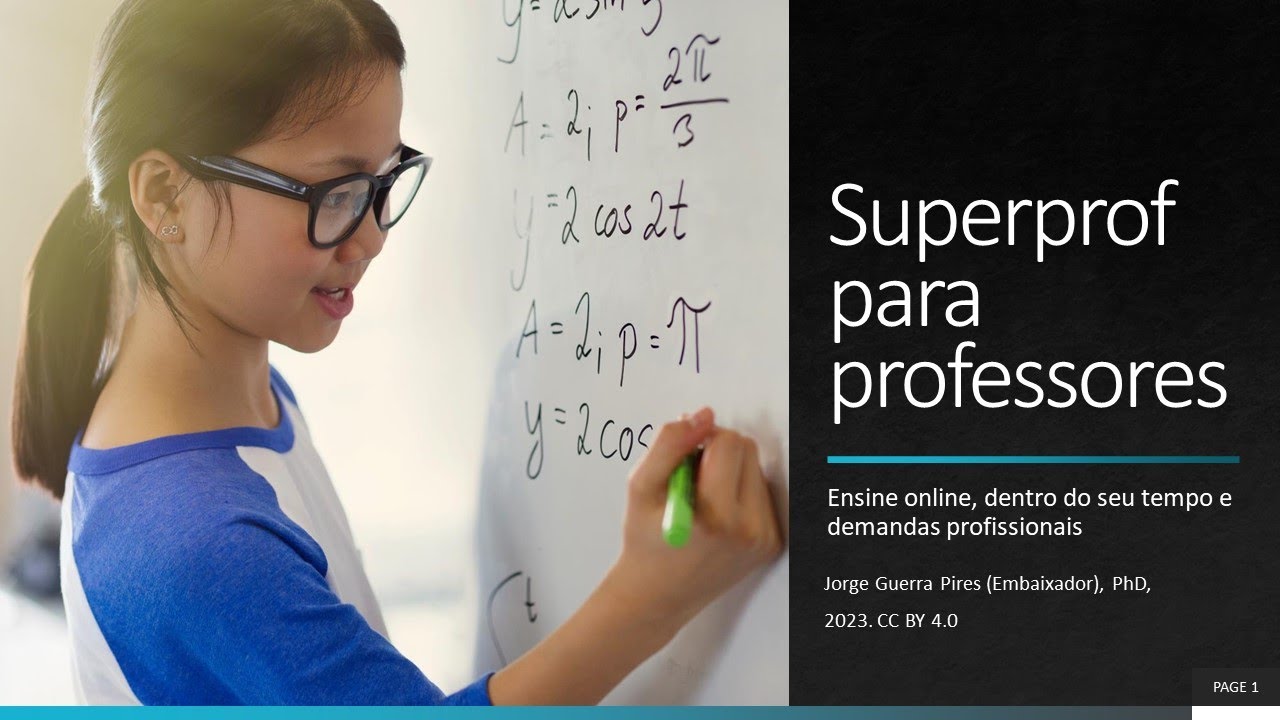 Superprof para professores: Ensine online, dentro do seu tempo e demandas profissionais - YouTube