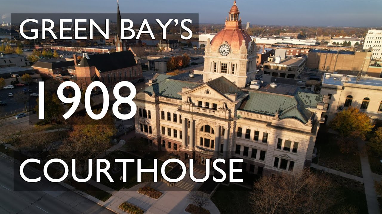 Historic Green Bay Courthouse - Beaux-Arts Architecture - YouTube