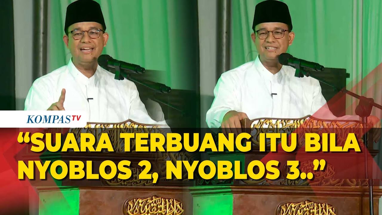 Guyon Anies di Ponpes: Suara Terbuang Bila Nyoblos 2 atau Nyoblos 3 ...