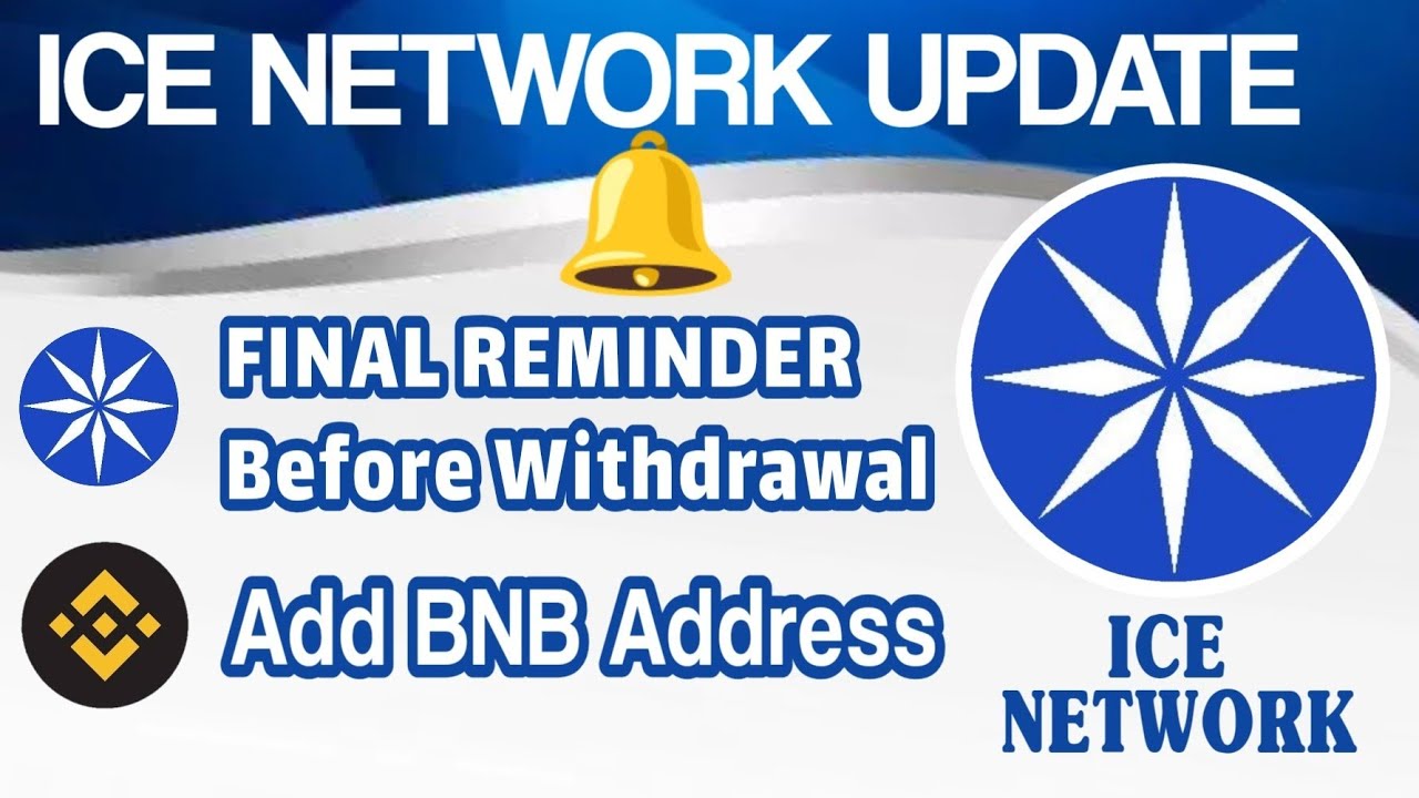 Ice Network Update | How to update BNB Smart Chain Address in Ice ...