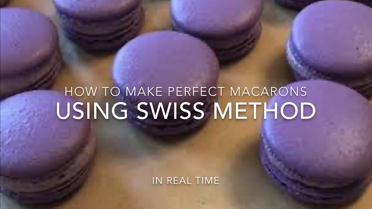 Perfect Macaron | Swiss Method | In Real Time - YouTube
