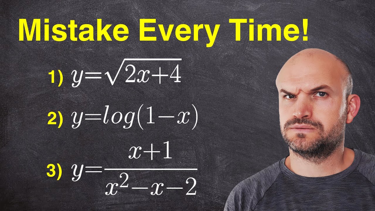 5 Domain and Range Problems Students Get Wrong - YouTube