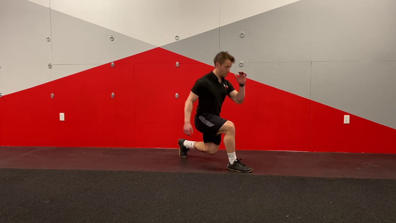 Forward Alternating Lunge - YouTube