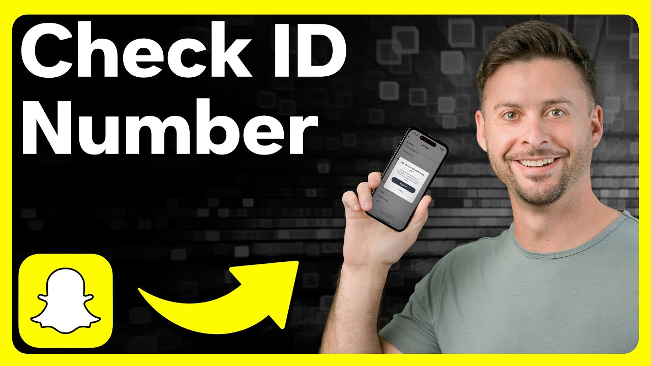 How To Check Snapchat ID Number - YouTube