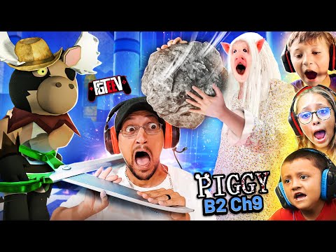 PIGGY's Rock, Paper, Scissors OH-Shoooot! (FGTeeV Fam vs. Book 2 Chapter 9: Docks || ROBLOX)