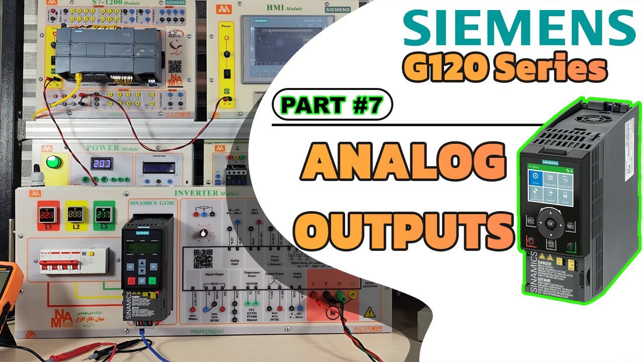 PART 7 | SINAMICS G120 PLC & HMI Control Using Mode 12 (Analog Setpoint ...
