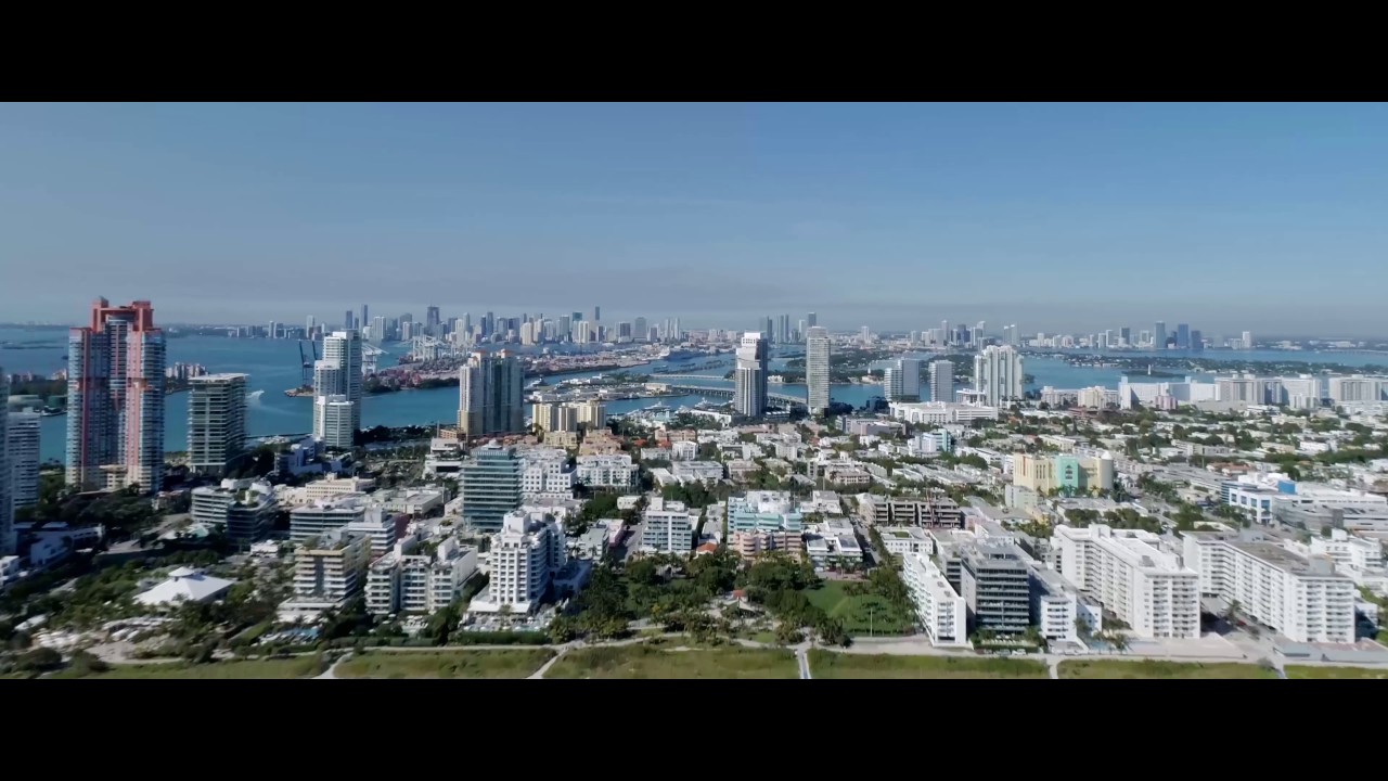 Miami - aerial view - YouTube