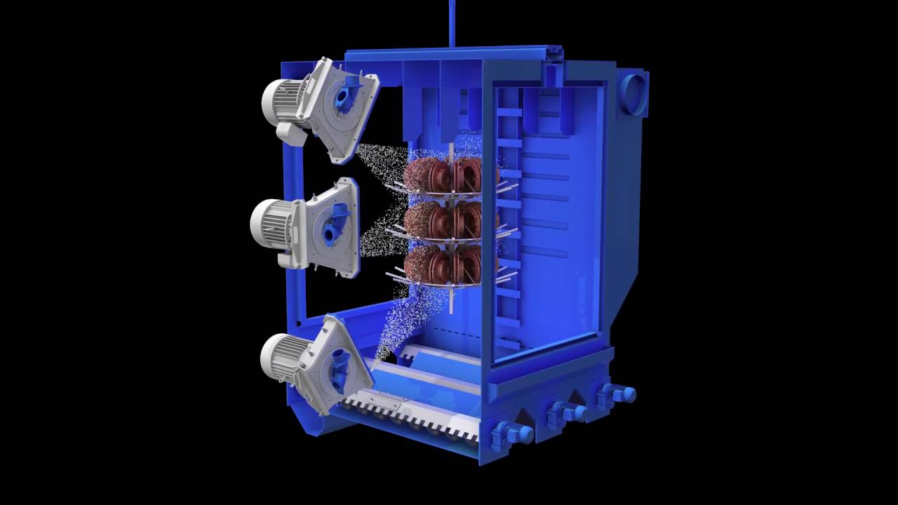 Wheelabrator Spinner Monorail - YouTube