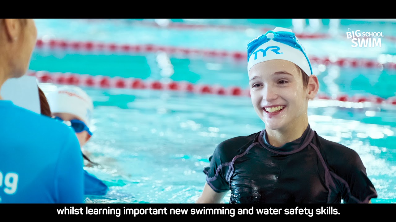 Slated Row School's Big School Swim and Inclusion 2020 event - YouTube