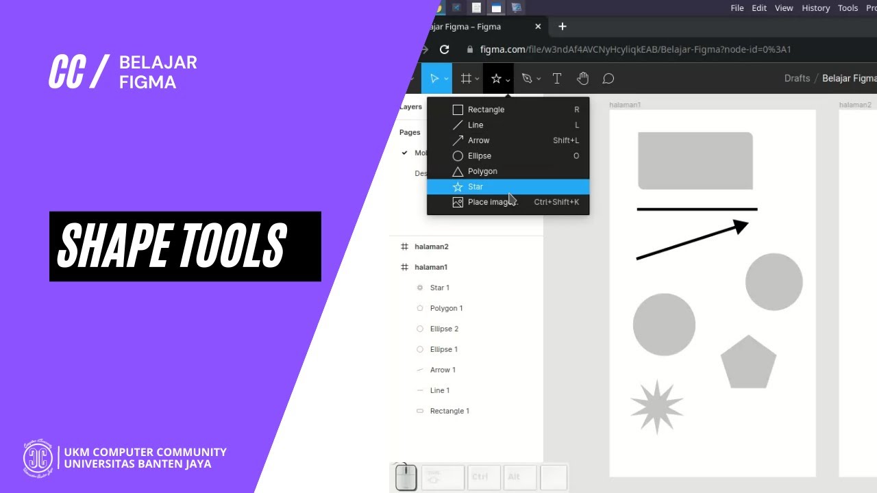 Belajar Figma Dasar : 05 Shape Tools - YouTube