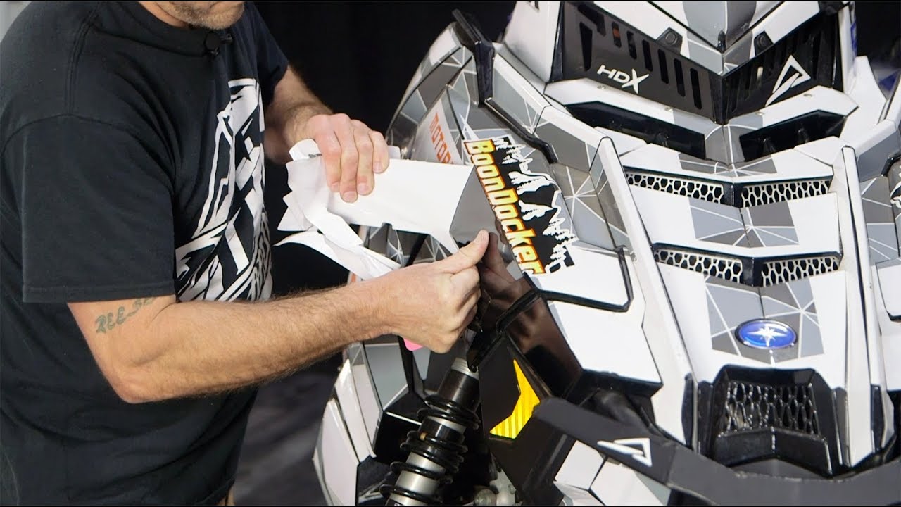 ArcticFX Graphics | Tips and Tricks to Removing Your Sled Wrap - YouTube