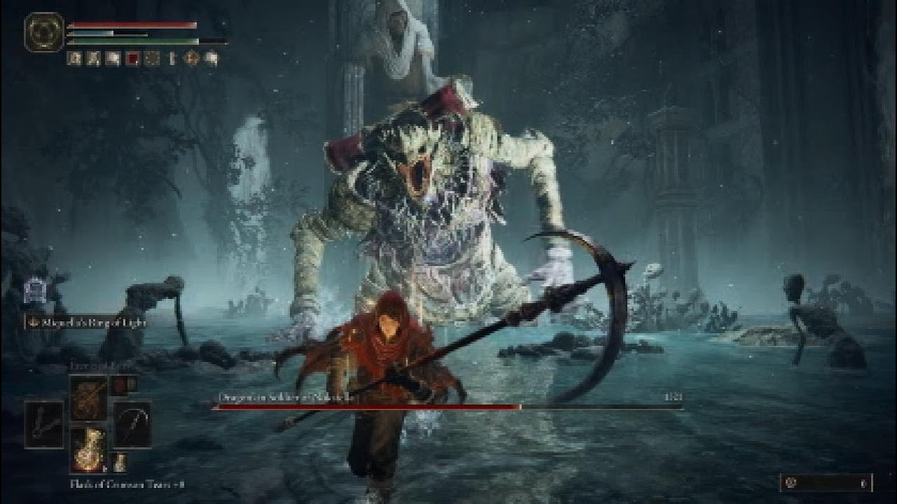 Elden Ring Ruby fights Grimm No Damage - YouTube