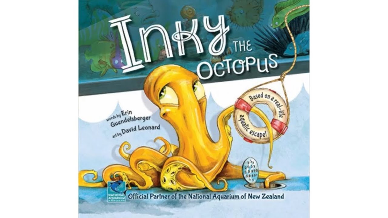 Kids book read aloud :INKY THE OCTOPUS :kids read aloud books : toddler ...