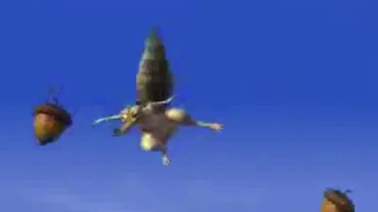 Scrat Is Falling with 1,000,10 Acorn | Scrat: Gone Nutty - Ice Age ...