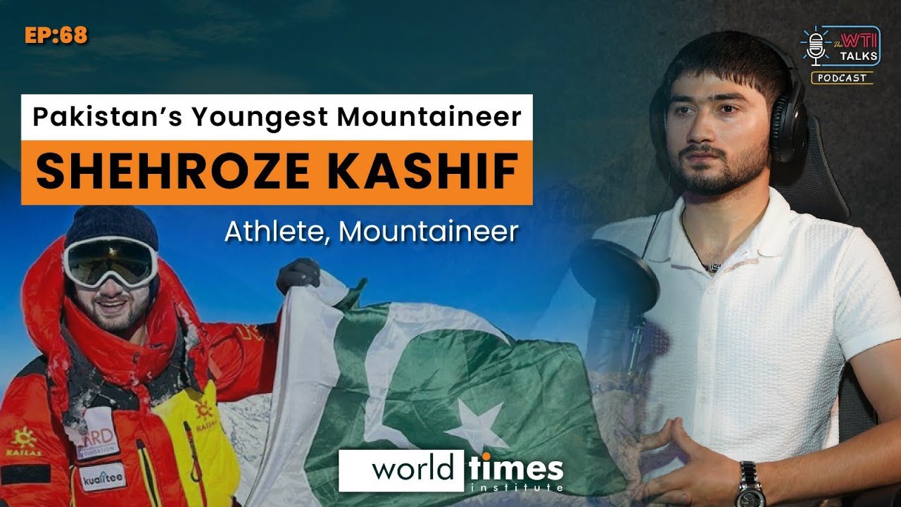 Pakistan's Youngest Mountaineer | Shehroze Kashif | Athlete | World Times Institute - YouTube