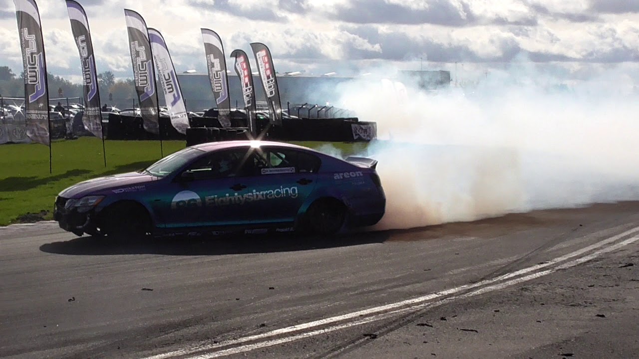 Lexus GS300 2JZ GTE 750KM Projekt 86 Drift Open runda 5 Pszczółki 2017 ...