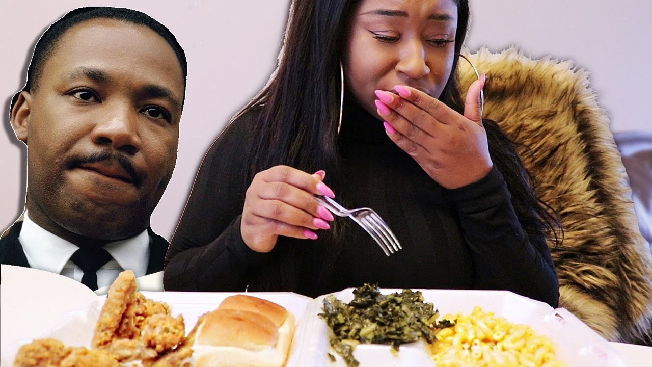 I ATE LIKE DR. MARTIN LUTHER KING JR FOR A DAY! - YouTube
