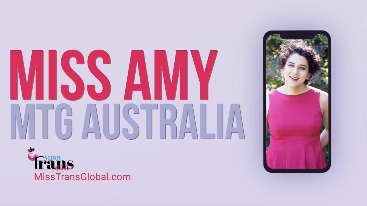 Miss Amy, Miss Trans Global Australia - YouTube