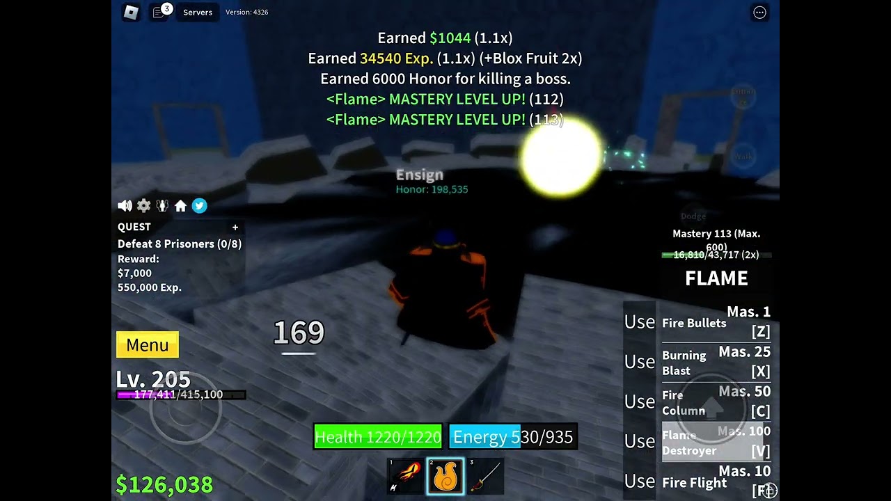 Roblox blox fruits. Defeating swan - YouTube