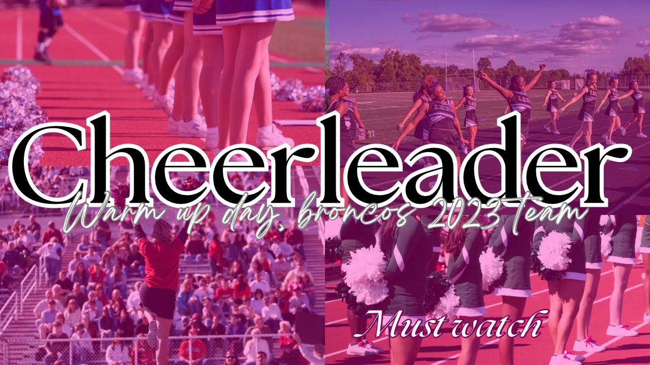 Cheerleading: Her first time being a cheerleader: Warm up; introduction ...