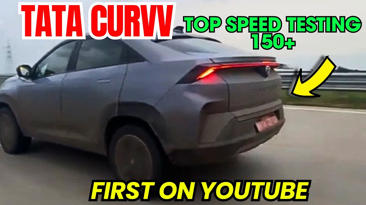 Tata Curvv Top Speed Test 150+😱 tata curvv in showroom, tata curvv ...