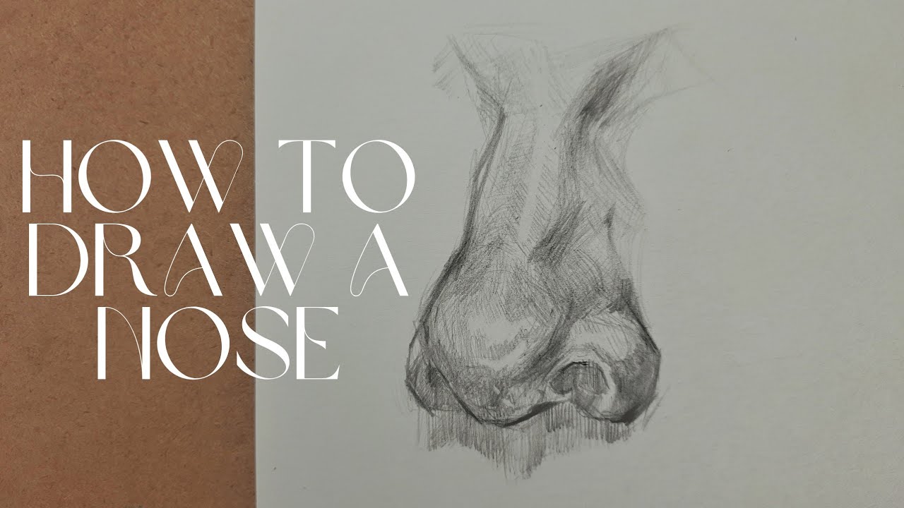 How to draw a nose | nose drawing tutorial | Learn how to draw a nose ...
