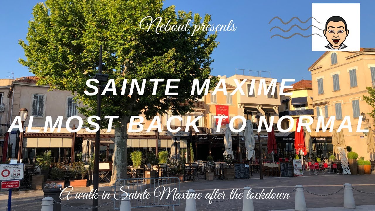Live : Sainte Maxime almost back to normal - YouTube