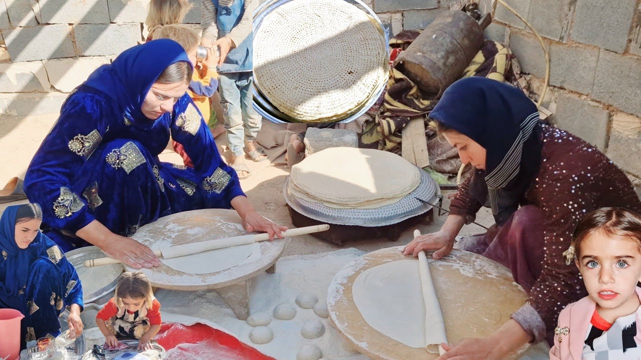 Baking the world's thinnest bread by a butterfly🫓🥖 - YouTube