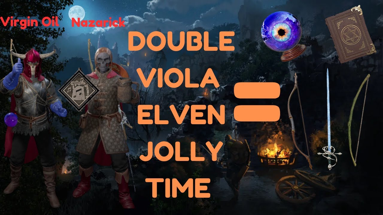 Viola Elven Jolly Time Bard PRINTS Named Ites - YouTube