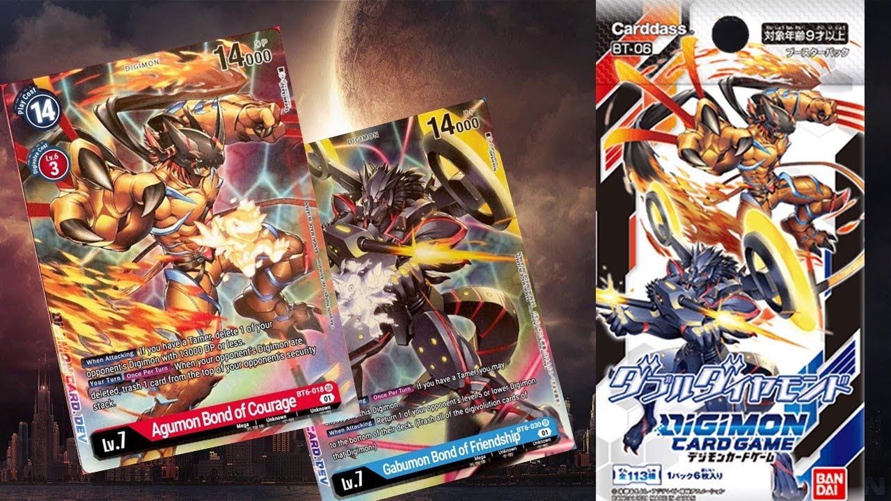 OPENING BT-06 DOUBLE DIAMOND Booster Box Digimon Card Game - YouTube