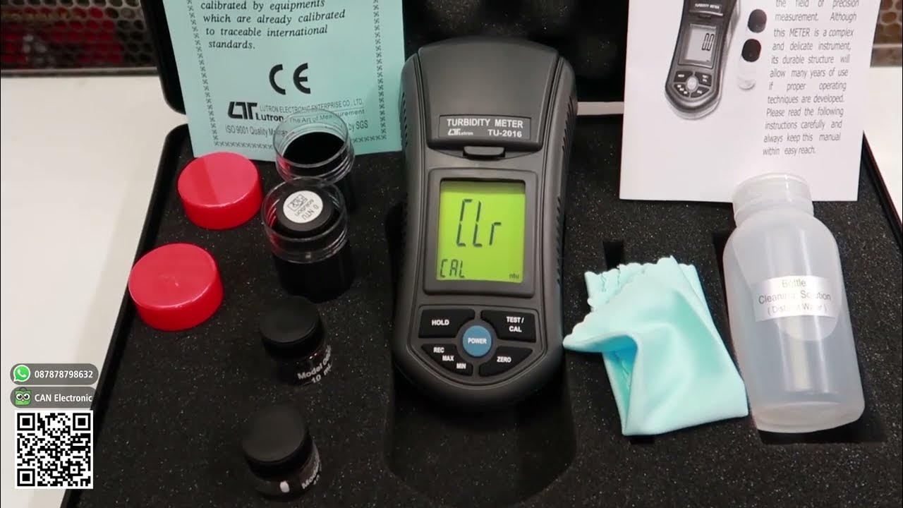 Cara Mengukur Kekeruhan Air dengan Turbidity Meter Lutron TU 2016 - YouTube