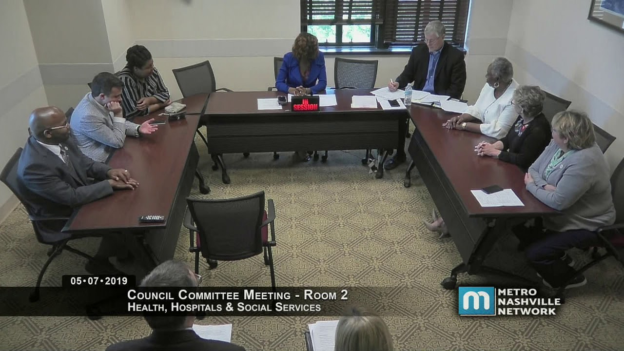 05/07/19 Council Committees: Health, Hospitals, and Social Services ...