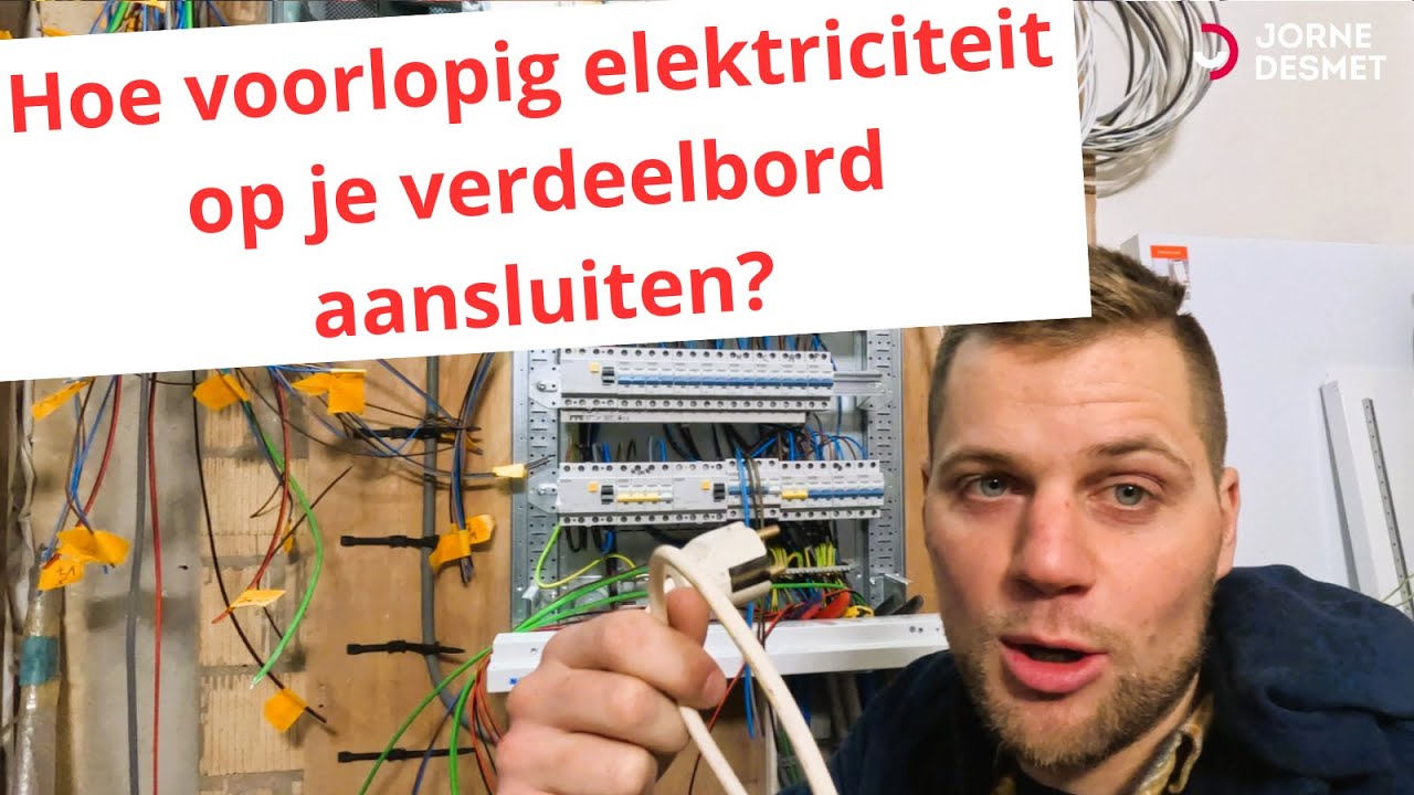 Hoe elektriciteit met een voorlopige aansluiting, aansluiten op je ...
