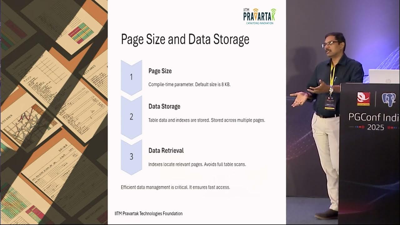 PGConf India 2025: PostgreSQL: Page Buffer Overview by Harish Perumal from IITM - YouTube