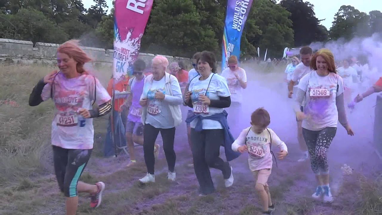 Run or Dye Fundraising Fun Run Scone Palace Perth Perthshire Scotland ...