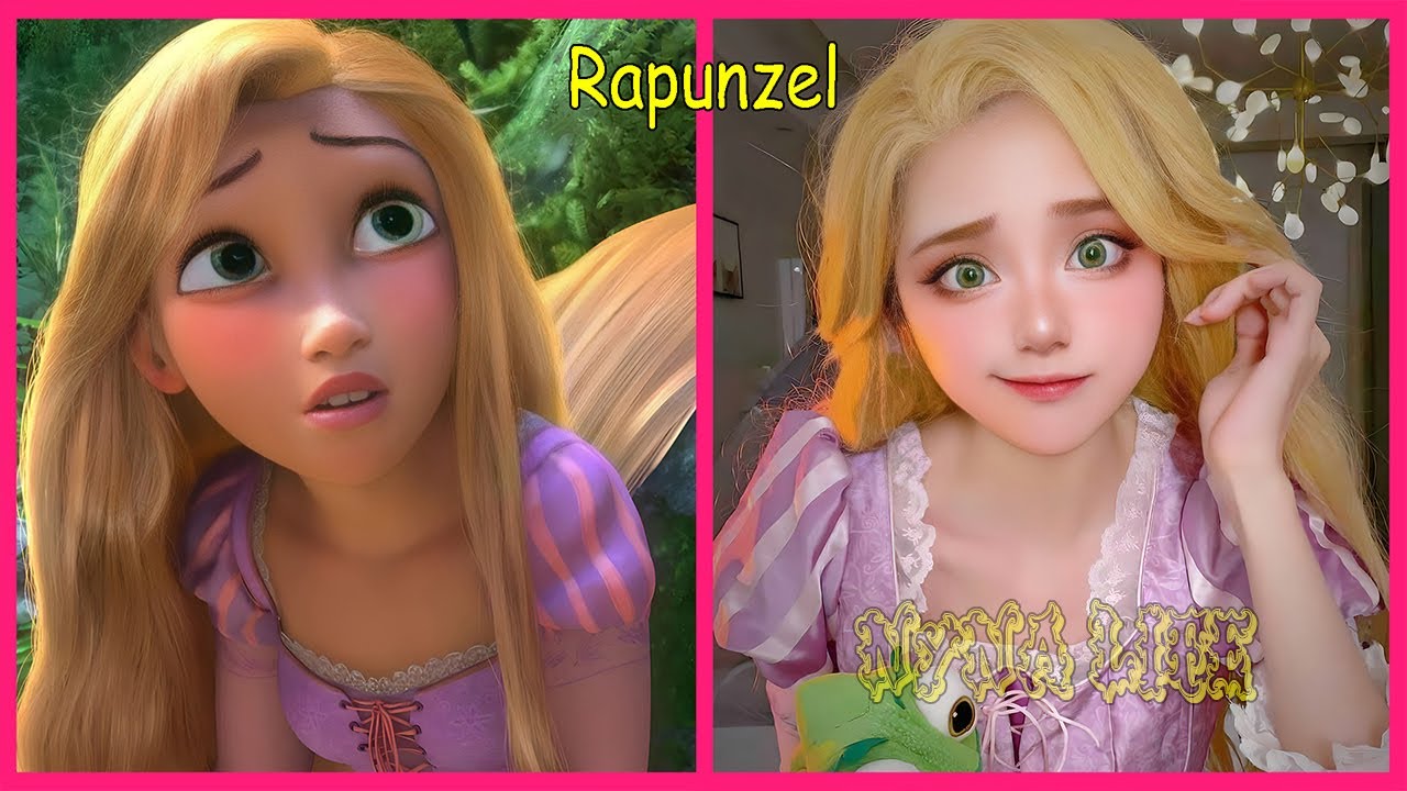 Tangled Characters In Real Life 👉 @NynaLife - YouTube