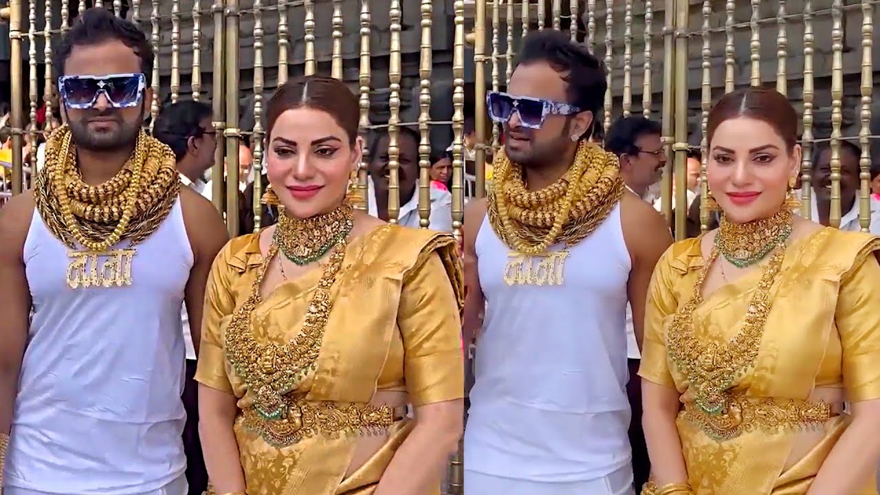 Goldman Sunny Nana With His Wife Visits Tirumala Temple | Bigg Boss ...