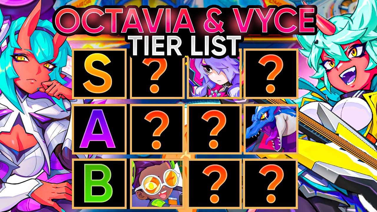 Omega Strikers Tier List | Octavia & Vyce - YouTube