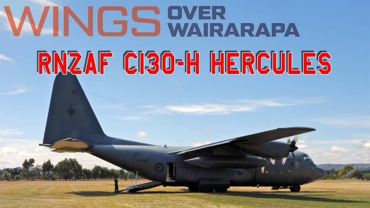 RNZAF C130-H Hercules | Wings Over Wairarapa 2021 - YouTube
