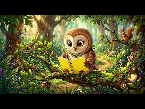 Kelime Avcısı Minik Baykuş Mimi | Çocuklar için Eğitici ve Sakin Uyku Masalı