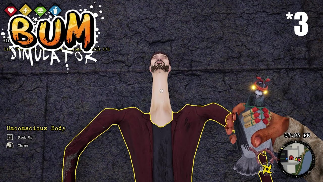 Bum Simulator - Part 3 | Lets Play | Hard Mode | Full Release - YouTube