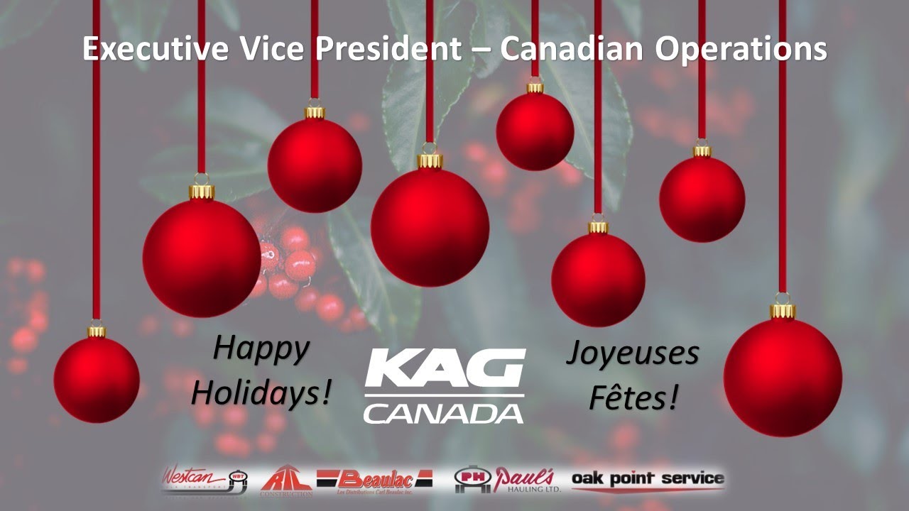 2020 Executive update, video 5 of 5- Executive Vice President, Canadian ...