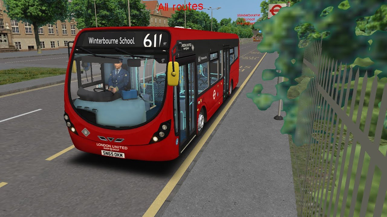 OMSI 2: Route 611 - Hockley Keogh Avenue to Winterbourne School, Map ...