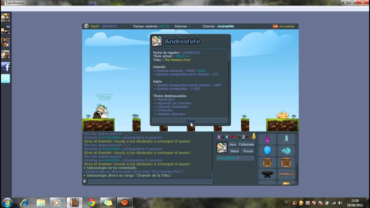 cuentas pro de transformice - YouTube