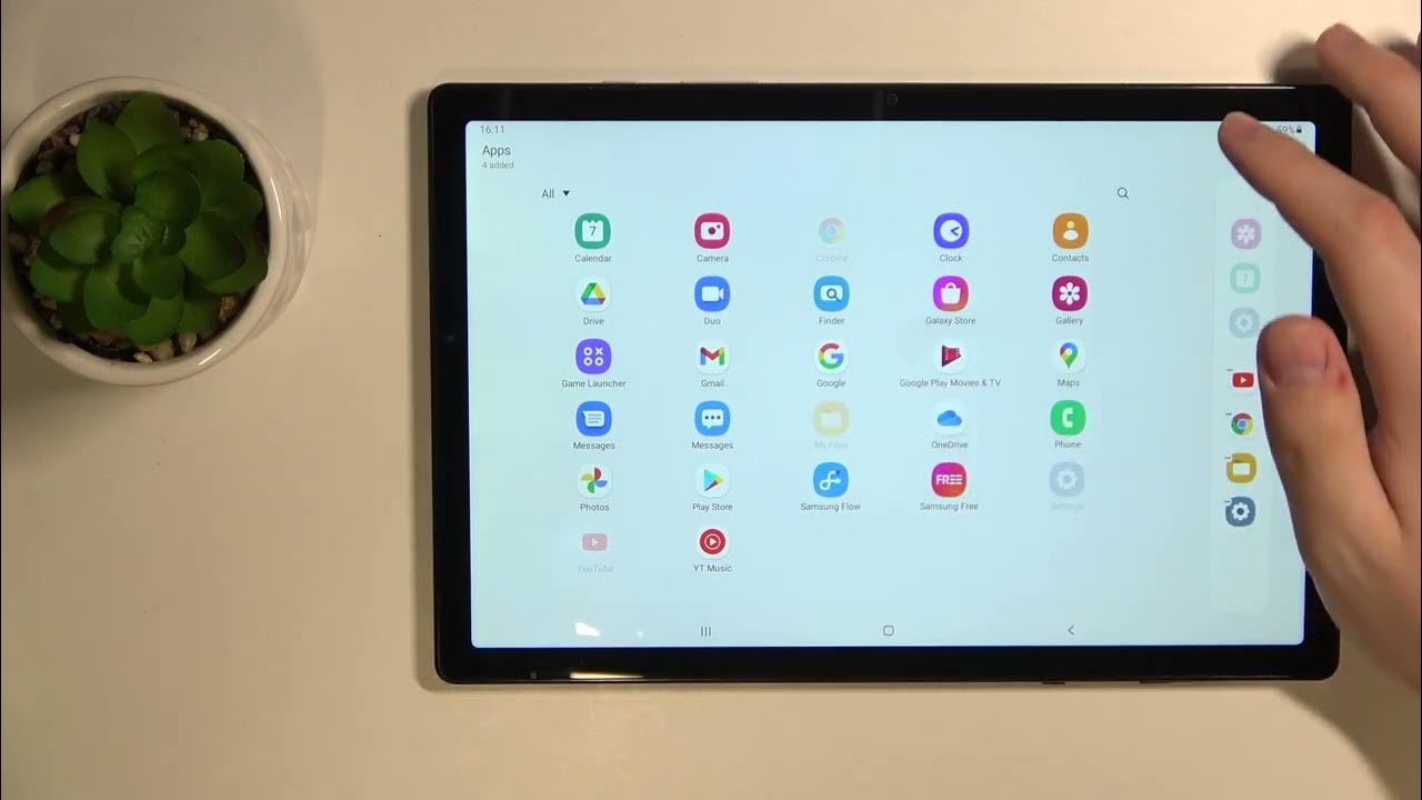 SAMSUNG Galaxy Tab A8 2021 - The Best Display Settings - YouTube